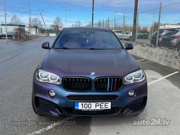 Синий БМВ Х6 2019 в Таллин, объемом двигателя 3.00 л и пробегом 101 тыс. км за 30900 €, фото 1 на AUTOMOTO.COM.LV