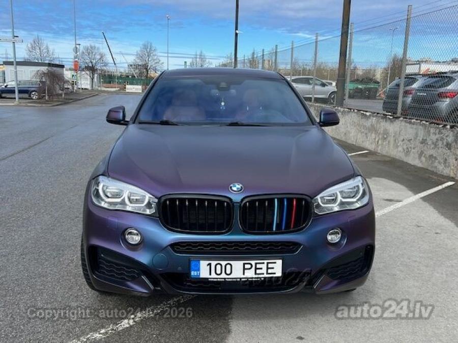 Синий БМВ Х6 2019 в Таллин, объемом двигателя 3.00 л и пробегом 101 тыс. км за 30900 €, фото 1 на AUTOMOTO.COM.LV