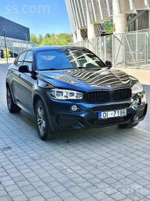 Blue BMW X6 2019 in Riga, with an engine capacity of 3.00 L and mileage of 98 thousand km for 32300 €, photo 5 on AUTOMOTO.COM.LV