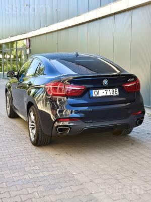 Blue BMW X6 2019 in Riga, with an engine capacity of 3.00 L and mileage of 98 thousand km for 32300 €, photo 6 on AUTOMOTO.COM.LV