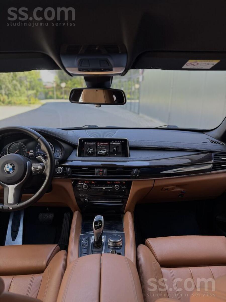 Blue BMW X6 2019 in Riga, with an engine capacity of 3.00 L and mileage of 98 thousand km for 32300 €, photo 13 on AUTOMOTO.COM.LV