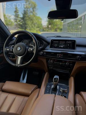 Blue BMW X6 2019 in Riga, with an engine capacity of 3.00 L and mileage of 98 thousand km for 32300 €, photo 14 on AUTOMOTO.COM.LV