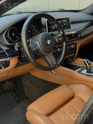 Blue BMW X6 2019 in Riga, with an engine capacity of 3.00 L and mileage of 98 thousand km for 32300 €, photo 15 on AUTOMOTO.COM.LV