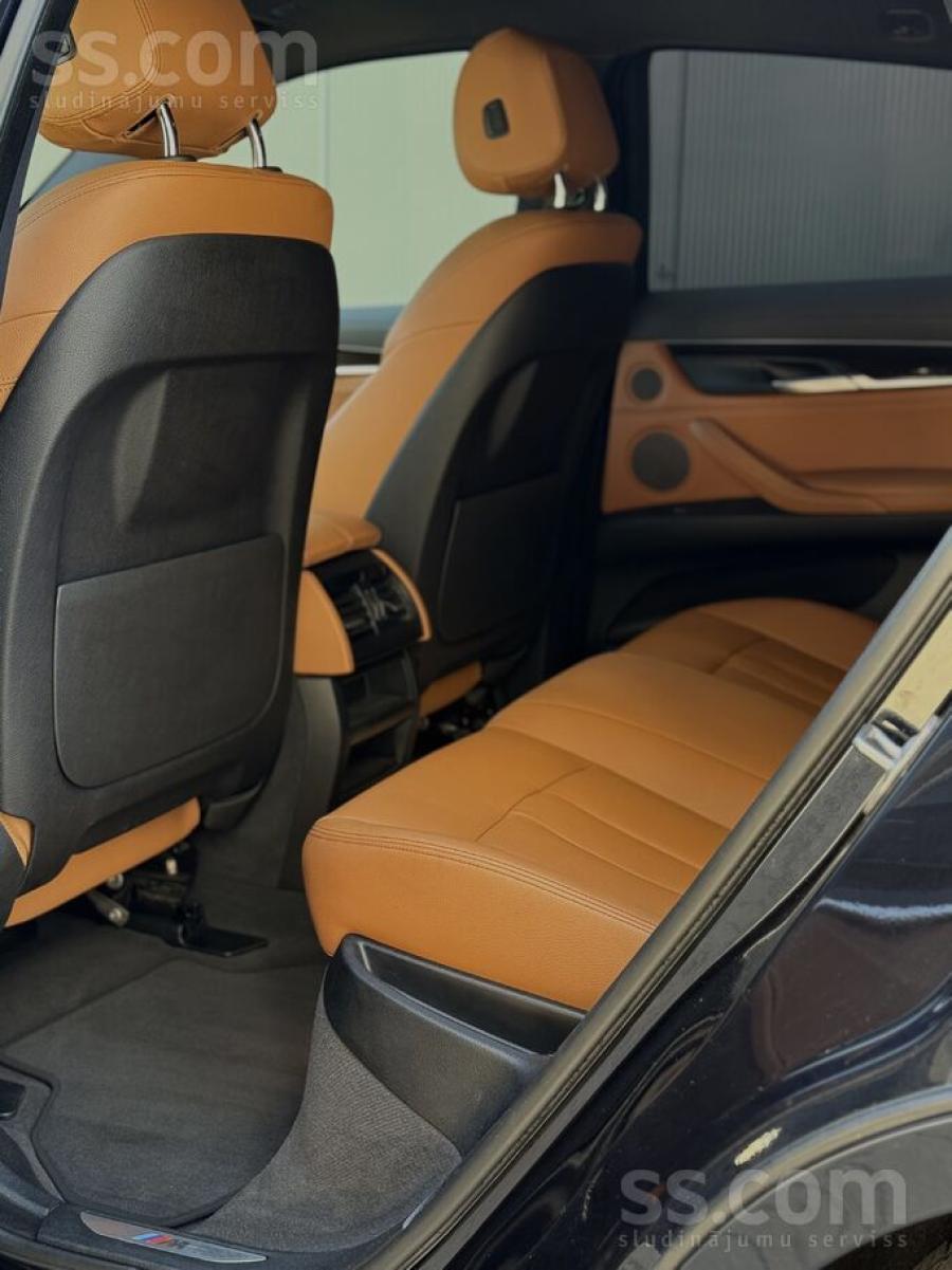 Blue BMW X6 2019 in Riga, with an engine capacity of 3.00 L and mileage of 98 thousand km for 32300 €, photo 20 on AUTOMOTO.COM.LV