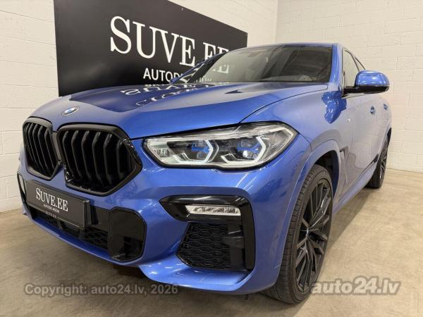 Blue BMW X6 2020 in Tallinn, with an engine capacity of 3.00 L and mileage of 146 thousand km for 57495 €, photo 2 on AUTOMOTO.COM.LV
