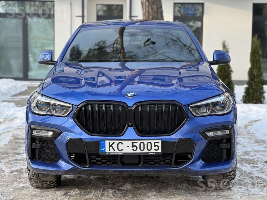 Zils BMW X6 2020 Rīga, ar dzinēja tilpumu 3.00 L un nobraukumu 73 tūkst. km par 58900 €, foto 1 vietnē AUTOMOTO.COM.LV