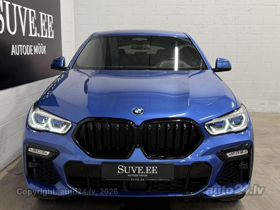 Blue BMW X6 2020 in Tallinn, with an engine capacity of 3.00 L and mileage of 146 thousand km for 55995 €, photo 3 on AUTOMOTO.COM.LV