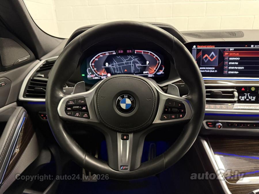 Blue BMW X6 2020 in Tallinn, with an engine capacity of 3.00 L and mileage of 146 thousand km for 55995 €, photo 21 on AUTOMOTO.COM.LV