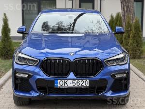 Blue BMW X6 2020 in Riga, with an engine capacity of 3.00 L and mileage of 77 thousand km for 54800 €, photo 3 on AUTOMOTO.COM.LV