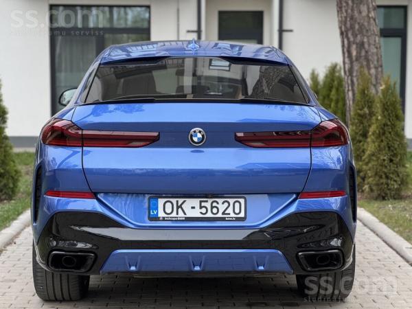 Синий БМВ Х6 2020 в Рига, объемом двигателя 3.00 л и пробегом 77 тыс. км за 54800 €, фото 6 на AUTOMOTO.COM.LV