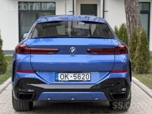 Blue BMW X6 2020 in Riga, with an engine capacity of 3.00 L and mileage of 77 thousand km for 54800 €, photo 7 on AUTOMOTO.COM.LV