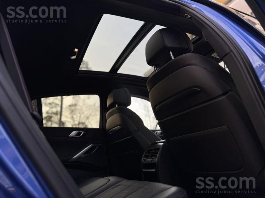 Blue BMW X6 2020 in Riga, with an engine capacity of 3.00 L and mileage of 77 thousand km for 54800 €, photo 15 on AUTOMOTO.COM.LV