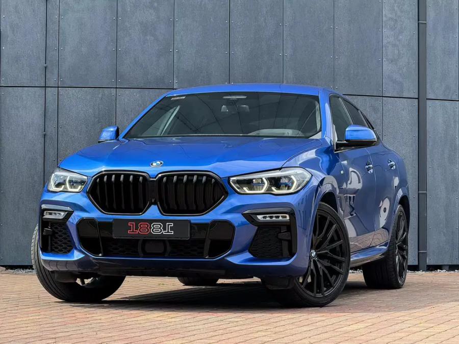Blue BMW X6 2020 in Riga, with an engine capacity of 3.00 L and mileage of 133 thousand km for 51500 €, photo 1 on AUTOMOTO.COM.LV
