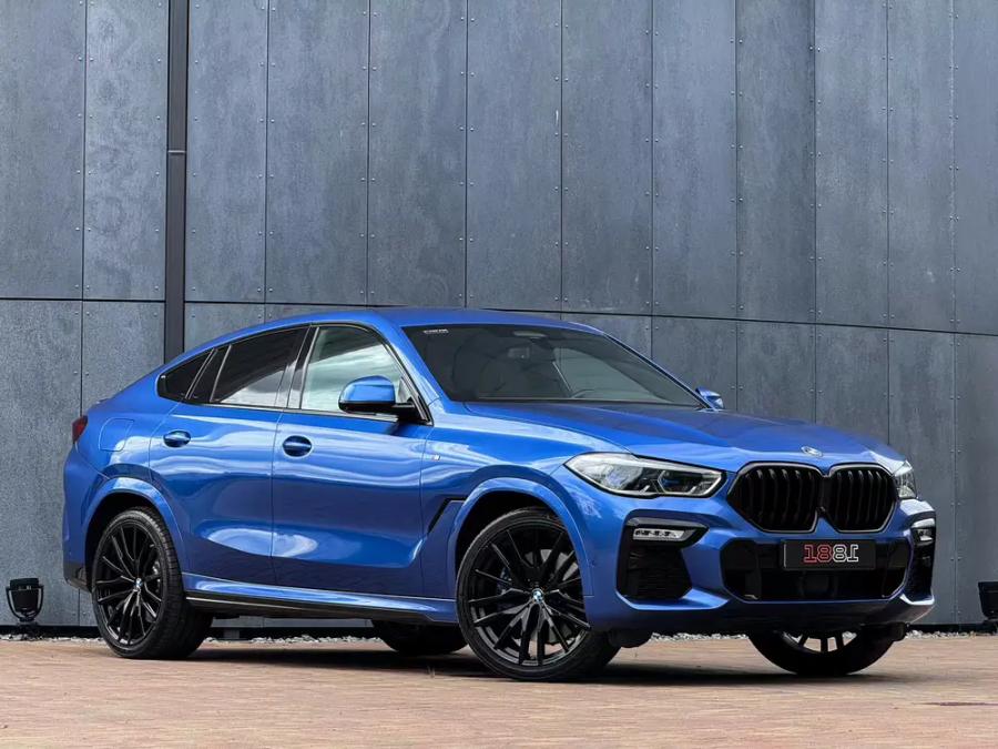 Blue BMW X6 2020 in Riga, with an engine capacity of 3.00 L and mileage of 133 thousand km for 51500 €, photo 3 on AUTOMOTO.COM.LV
