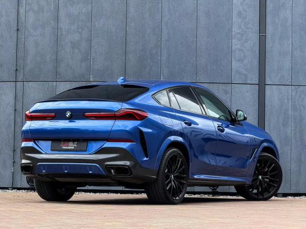 Blue BMW X6 2020 in Riga, with an engine capacity of 3.00 L and mileage of 133 thousand km for 51500 €, photo 3 on AUTOMOTO.COM.LV