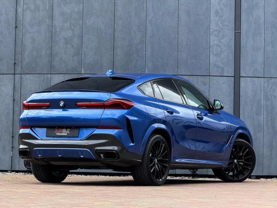 Blue BMW X6 2020 in Riga, with an engine capacity of 3.00 L and mileage of 133 thousand km for 51500 €, photo 4 on AUTOMOTO.COM.LV