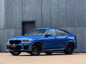 Blue BMW X6 2020 in Riga, with an engine capacity of 3.00 L and mileage of 133 thousand km for 51500 €, photo 6 on AUTOMOTO.COM.LV