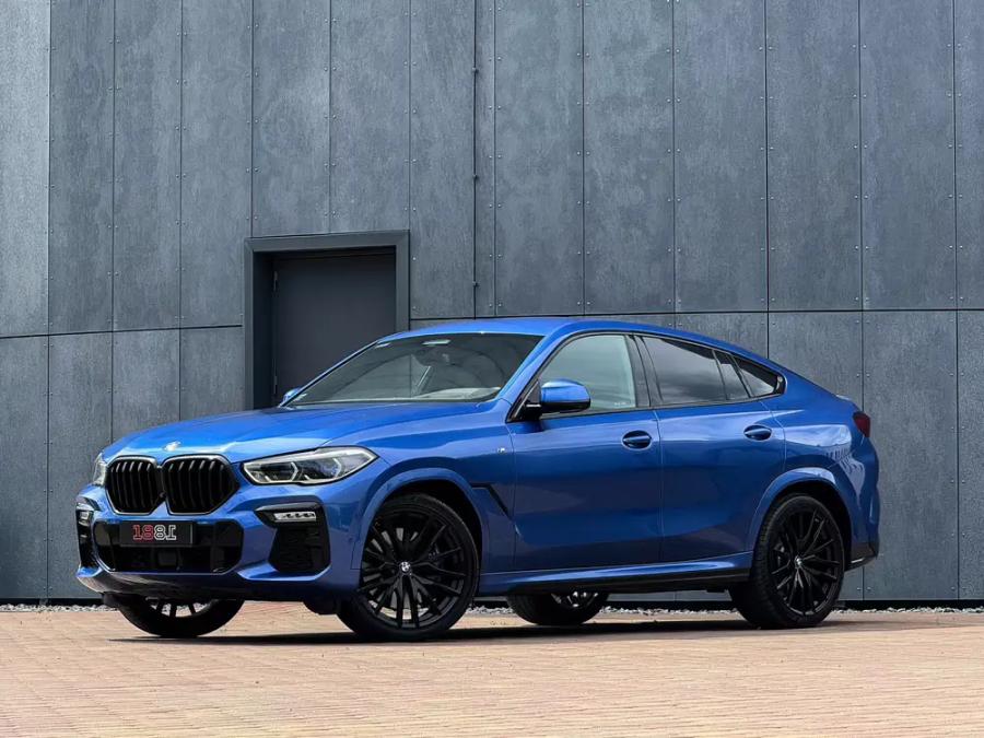 Blue BMW X6 2020 in Riga, with an engine capacity of 3.00 L and mileage of 133 thousand km for 51500 €, photo 6 on AUTOMOTO.COM.LV