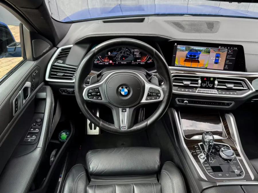 Blue BMW X6 2020 in Riga, with an engine capacity of 3.00 L and mileage of 133 thousand km for 51500 €, photo 13 on AUTOMOTO.COM.LV