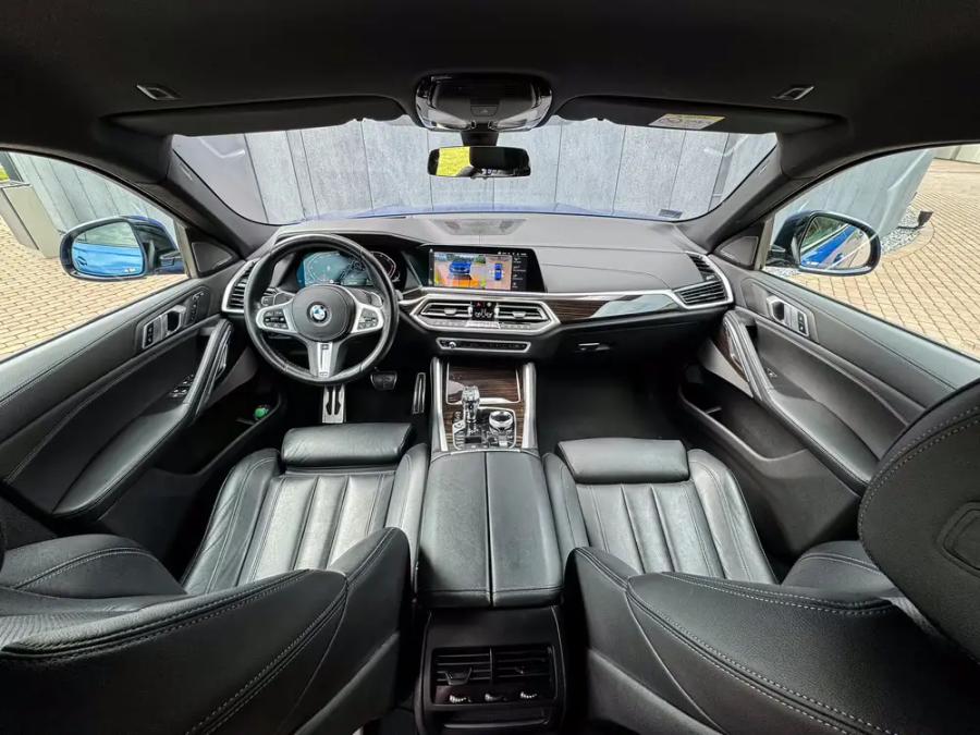 Blue BMW X6 2020 in Riga, with an engine capacity of 3.00 L and mileage of 133 thousand km for 51500 €, photo 14 on AUTOMOTO.COM.LV