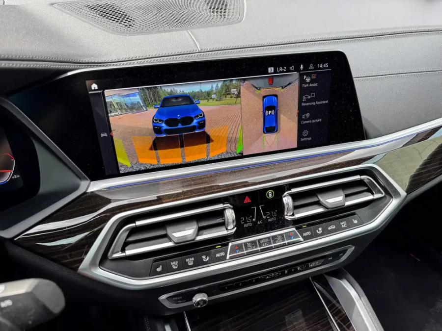 Blue BMW X6 2020 in Riga, with an engine capacity of 3.00 L and mileage of 133 thousand km for 51500 €, photo 20 on AUTOMOTO.COM.LV