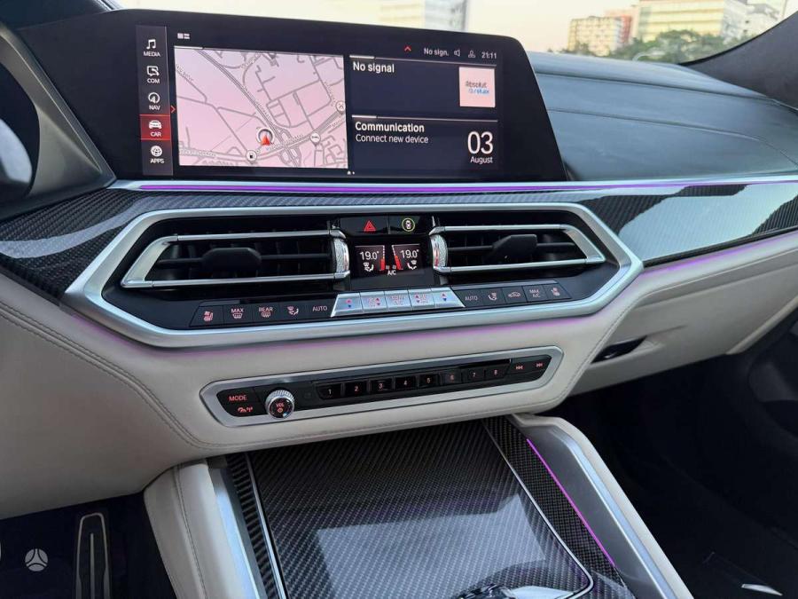 Синий БМВ Х6 2020 в Вильнюс, объемом двигателя 2.99 л и пробегом 74 тыс. км за 54500 €, фото 20 на AUTOMOTO.COM.LV