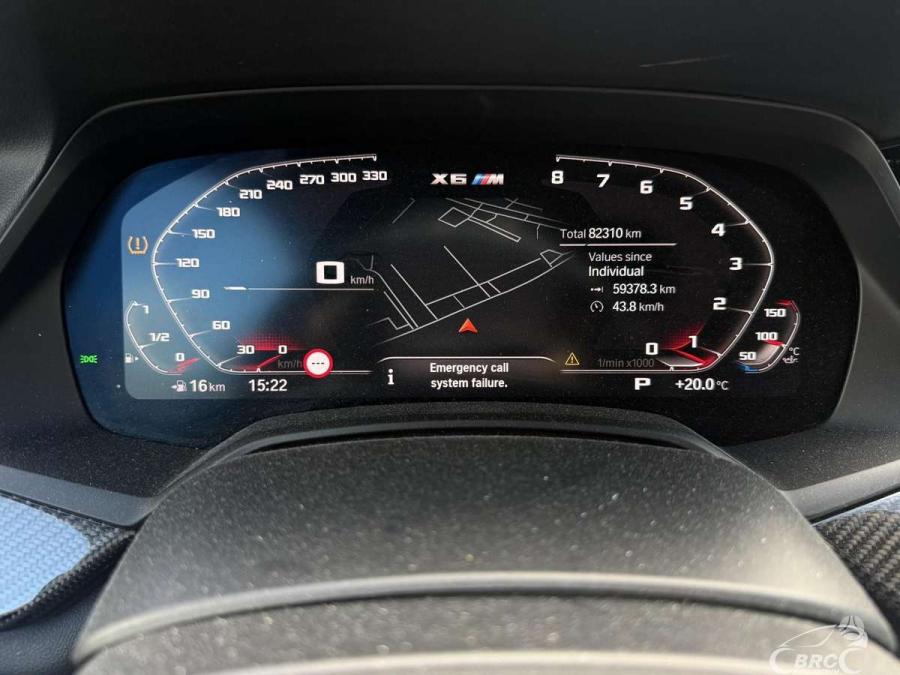 Синий БМВ Х6 2020 в Вильнюс, объемом двигателя 4.40 л и пробегом 82 тыс. км за 44900 €, фото 17 на AUTOMOTO.COM.LV