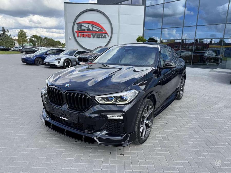 Blue BMW X6 2021 in Telschi, with an engine capacity of 2.99 L and mileage of 181 thousand km for 50500 €, photo 1 on AUTOMOTO.COM.LV