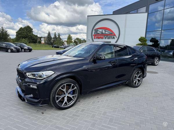 Blue BMW X6 2021 in Telschi, with an engine capacity of 2.99 L and mileage of 181 thousand km for 50500 €, photo 2 on AUTOMOTO.COM.LV