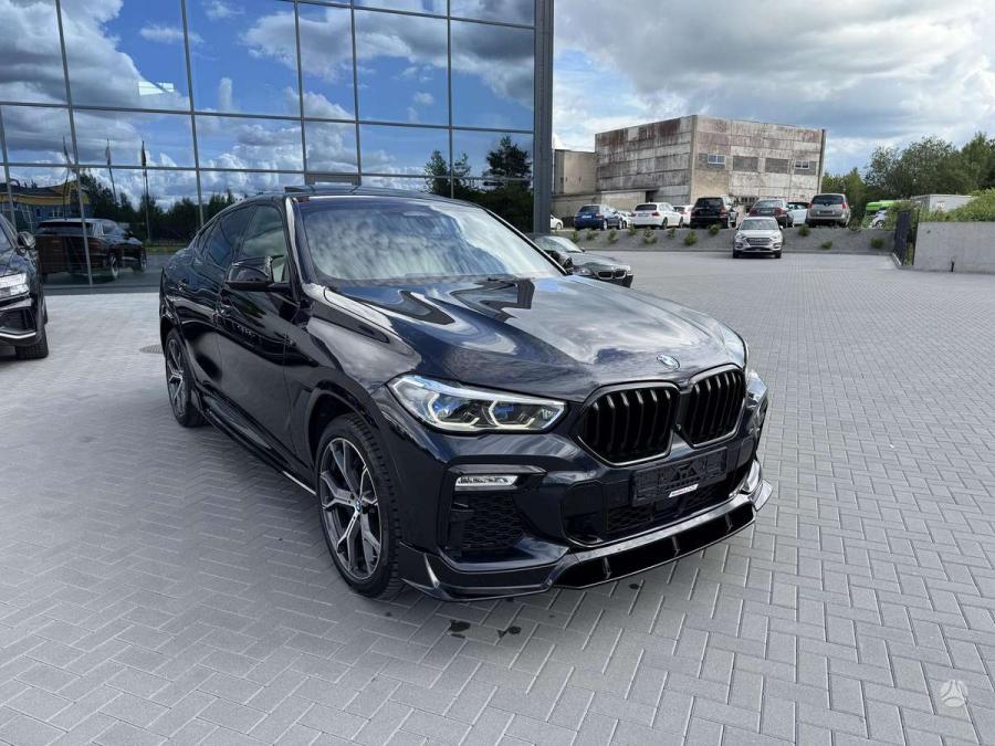 Blue BMW X6 2021 in Telschi, with an engine capacity of 2.99 L and mileage of 181 thousand km for 50500 €, photo 10 on AUTOMOTO.COM.LV