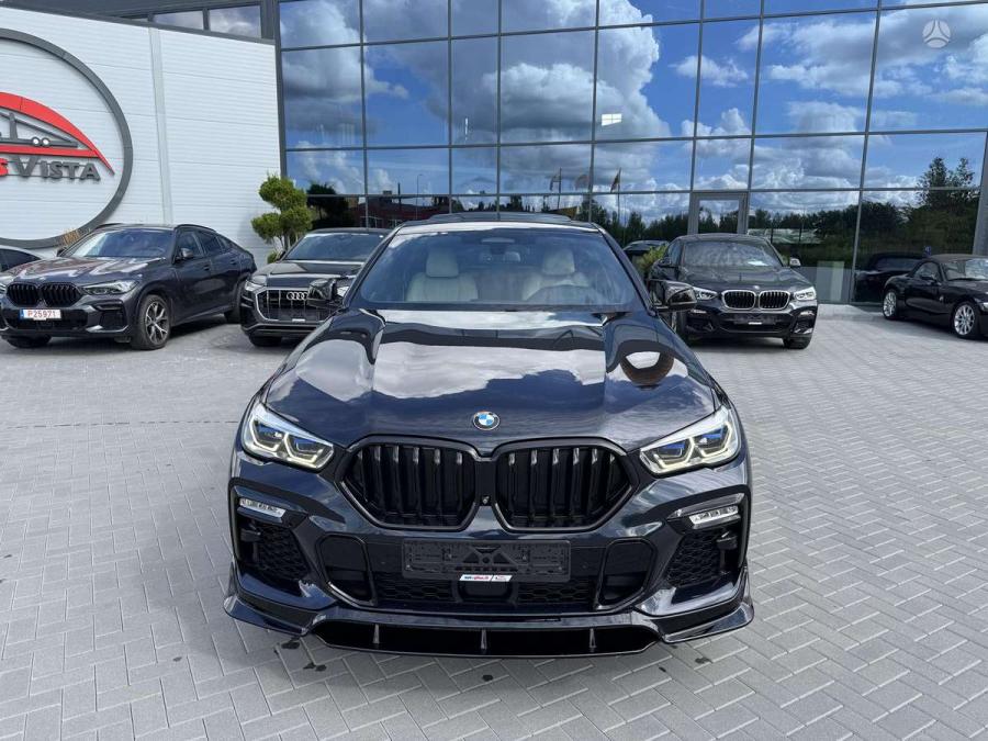 Blue BMW X6 2021 in Telschi, with an engine capacity of 2.99 L and mileage of 181 thousand km for 50500 €, photo 11 on AUTOMOTO.COM.LV