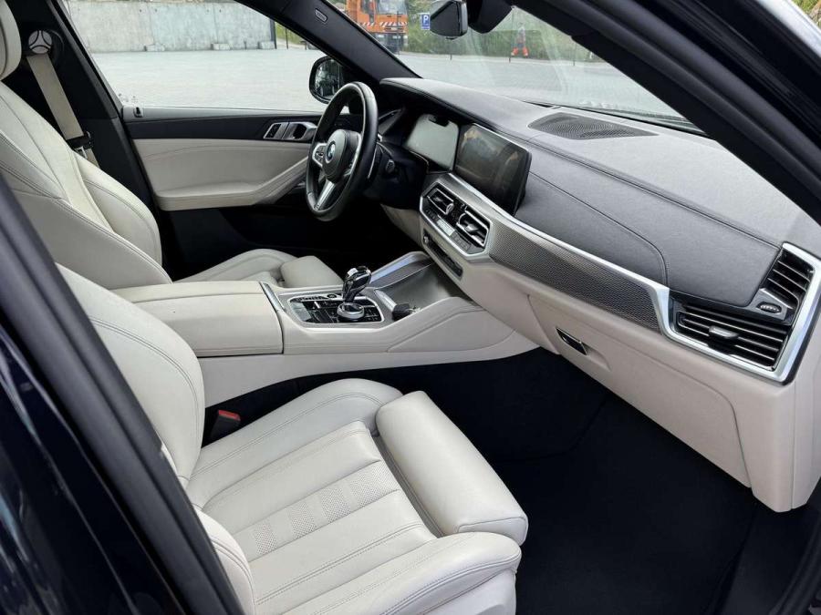 Blue BMW X6 2021 in Telschi, with an engine capacity of 2.99 L and mileage of 181 thousand km for 50500 €, photo 35 on AUTOMOTO.COM.LV