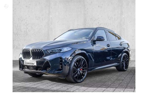 Blue BMW X6 2024 in Vilnius, with an engine capacity of 2.99 L and mileage of 21 thousand km for 79898 €, photo 1 on AUTOMOTO.COM.LV