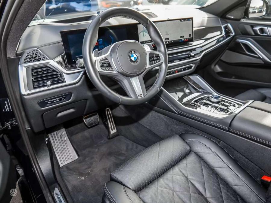 Zils BMW X6 2024 Viļņa, ar dzinēja tilpumu 2.99 L un nobraukumu 21 tūkst. km par 79898 €, foto 6 vietnē AUTOMOTO.COM.LV