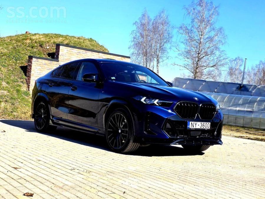 Zils BMW X6 2024 Saldus, ar dzinēja tilpumu 3.00 L un nobraukumu 76 tūkst. km par 68000 €, foto 3 vietnē AUTOMOTO.COM.LV