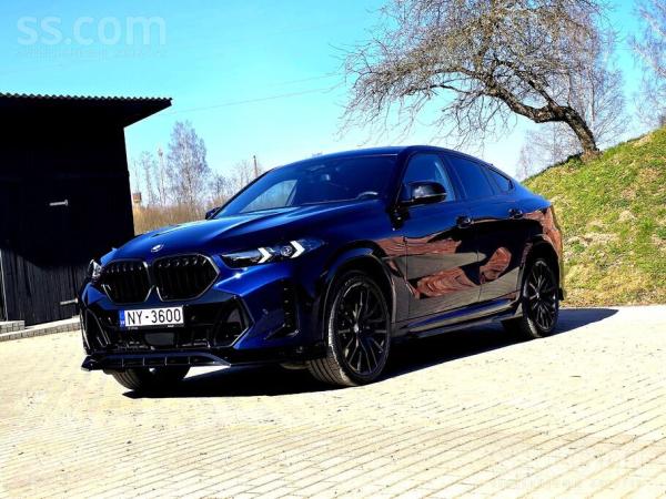 Zils BMW X6 2024 Saldus, ar dzinēja tilpumu 3.00 L un nobraukumu 76 tūkst. km par 68000 €, foto 4 vietnē AUTOMOTO.COM.LV
