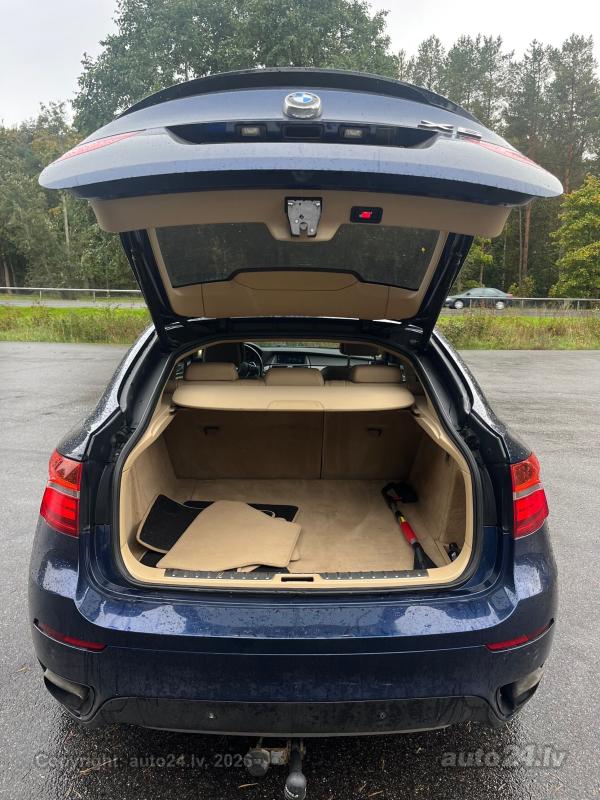 Blue BMW X6 2013 in Tallinn, with an engine capacity of 3.00 L and mileage of 318 thousand km for 14900 €, photo 11 on AUTOMOTO.COM.LV