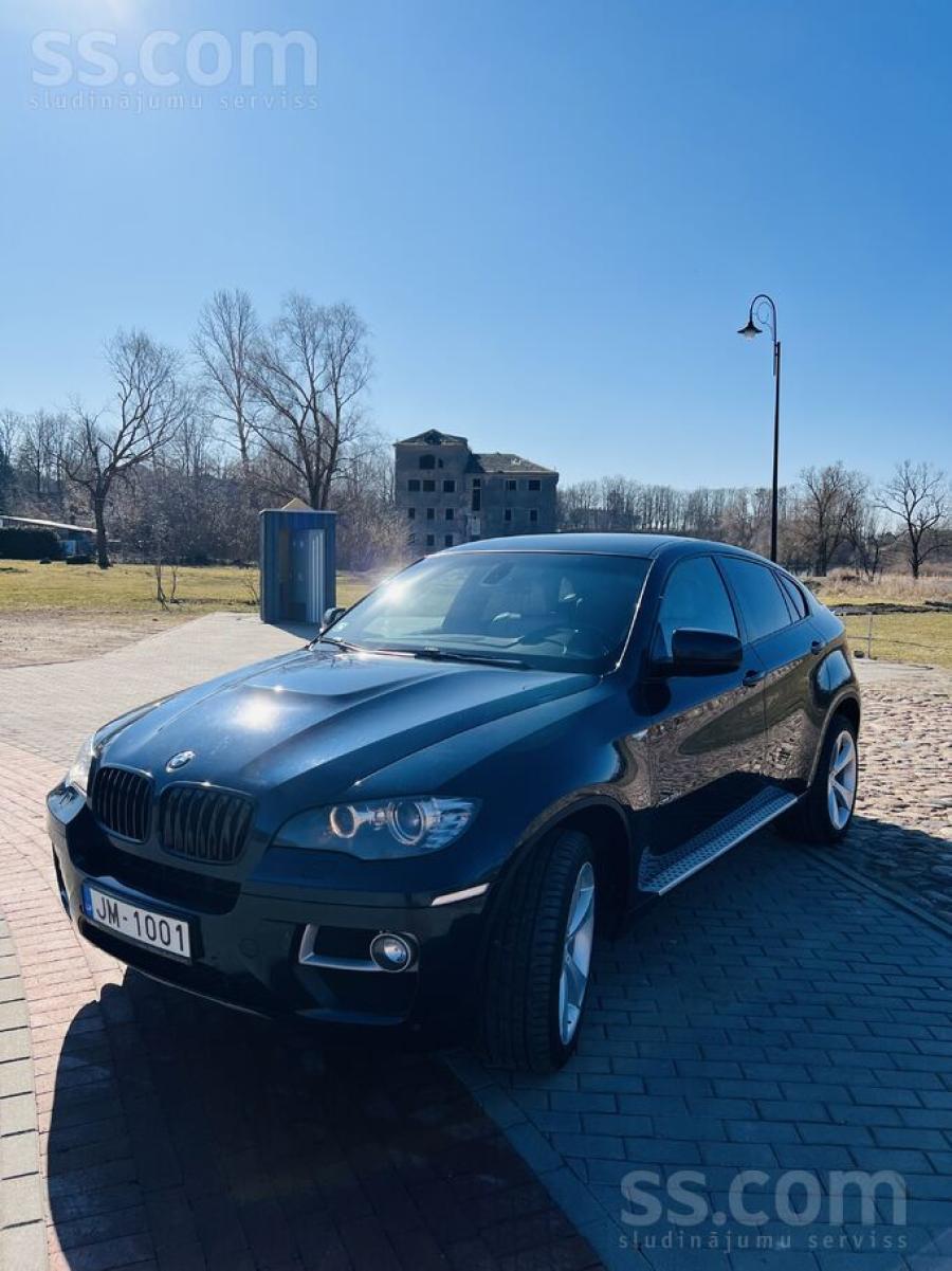 Blue BMW X6 2014 in Bauska, with an engine capacity of 3.00 L and mileage of 299 thousand km for 15500 €, photo 5 on AUTOMOTO.COM.LV