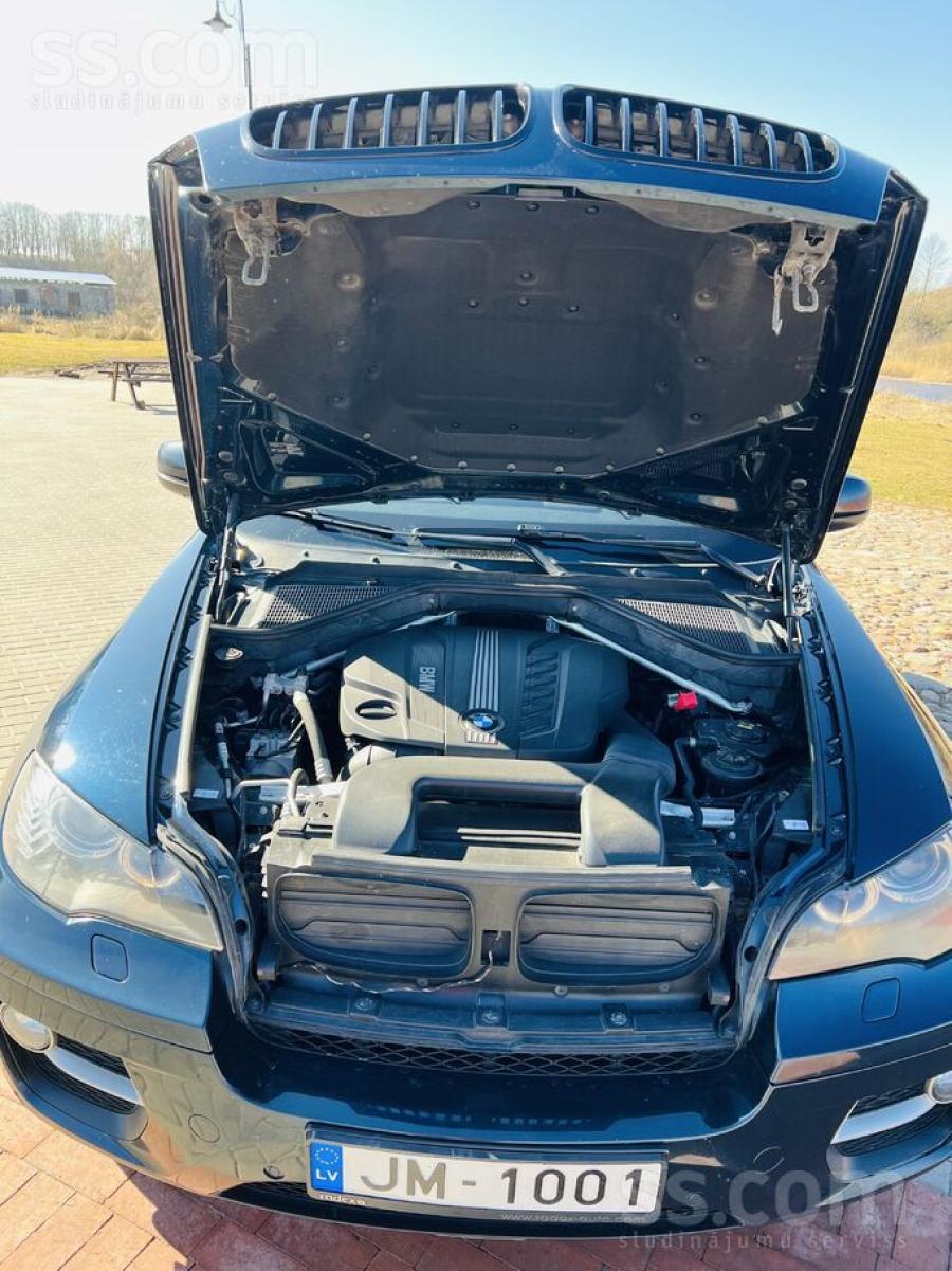 Blue BMW X6 2014 in Bauska, with an engine capacity of 3.00 L and mileage of 299 thousand km for 15500 €, photo 18 on AUTOMOTO.COM.LV