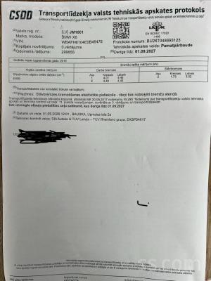 Синий БМВ Х6 2014 в Бауска, объемом двигателя 3.00 л и пробегом 300 тыс. км за 14350 €, фото 21 на AUTOMOTO.COM.LV