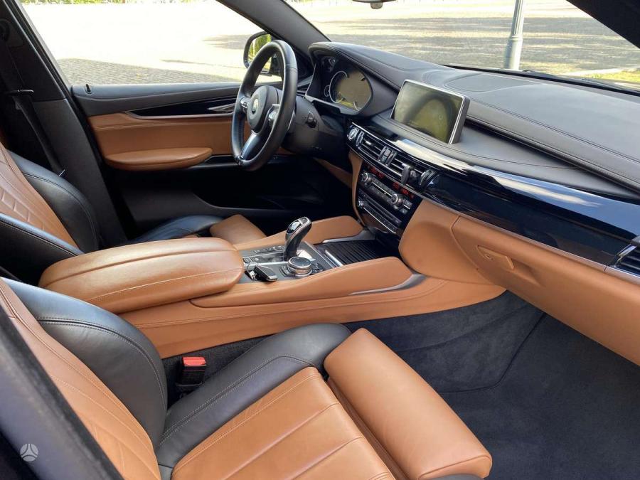 Синий БМВ Х6 2015 в Клайпеда, объемом двигателя 2.99 л и пробегом 210 тыс. км за 18900 €, фото 8 на AUTOMOTO.COM.LV