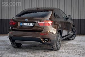 Brown BMW X6 2014 in Talsi, with an engine capacity of 3.00 L and mileage of 142 thousand km for 19950 €, photo 7 on AUTOMOTO.COM.LV