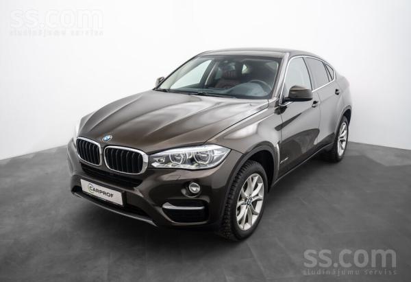 Brown BMW X6 2015 in Tallinn, with an engine capacity of 3.00 L and mileage of 269 thousand km for 18999 €, photo 1 on AUTOMOTO.COM.LV