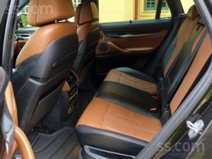 Brown BMW X6 2015 in Preili, with an engine capacity of 3.00 L and mileage of 257 thousand km for 20995 €, photo 16 on AUTOMOTO.COM.LV