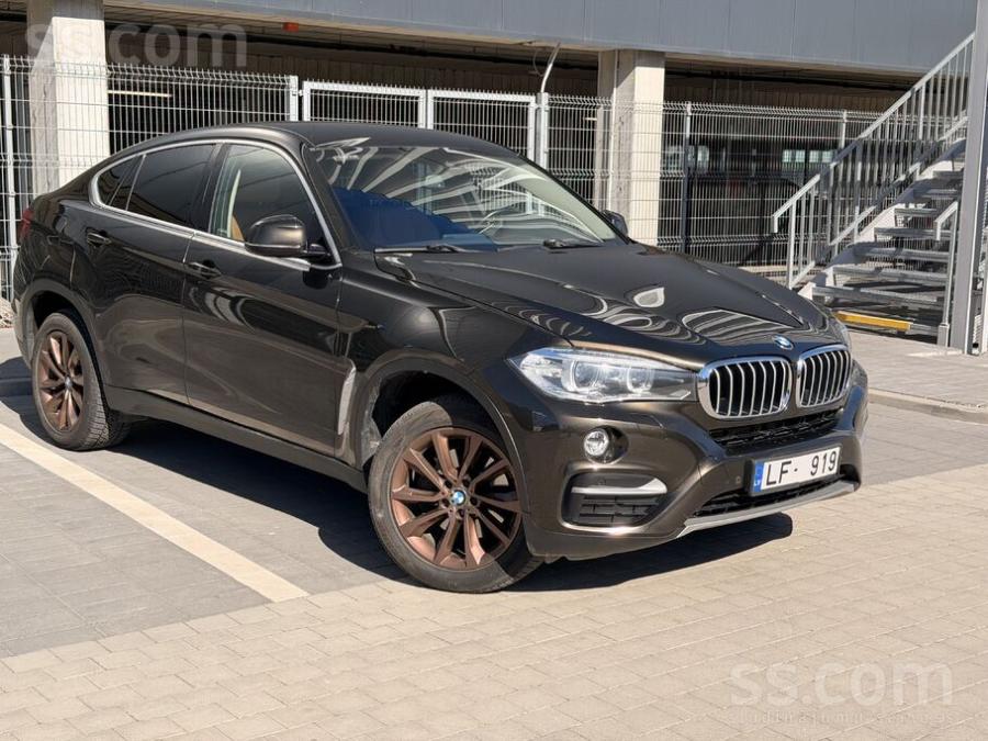 Brūns BMW X6 2015 Rīga, ar dzinēja tilpumu 3.00 L un nobraukumu 217 tūkst. km par 20000 €, foto 4 vietnē AUTOMOTO.COM.LV