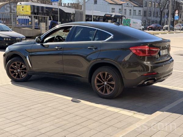 Brown BMW X6 2015 in Riga, with an engine capacity of 3.00 L and mileage of 217 thousand km for 20000 €, photo 6 on AUTOMOTO.COM.LV