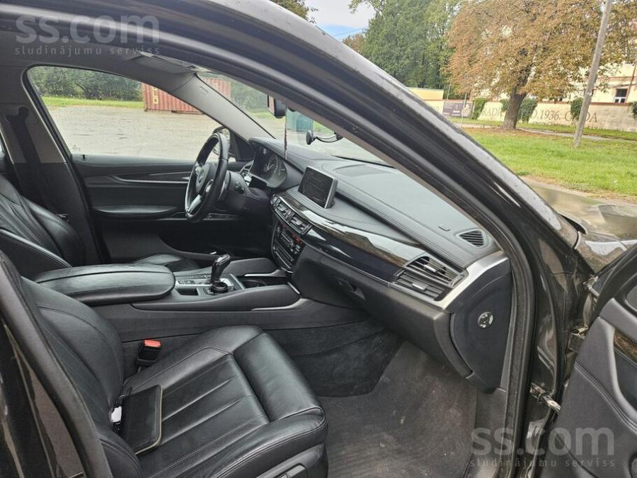 Brown BMW X6 2015 in Riga, with an engine capacity of 3.00 L and mileage of 231 thousand km for 17900 €, photo 7 on AUTOMOTO.COM.LV