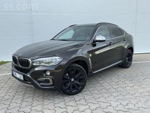 Brown BMW X6 2015 in Riga, with an engine capacity of 3.00 L and mileage of 0 thousand km for 21000 €, photo  on AUTOMOTO.COM.LV