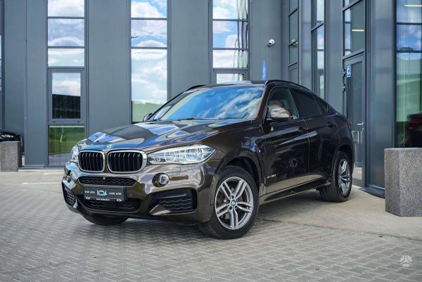 Brown BMW X6 2016 in Kaunas, with an engine capacity of 3.00 L and mileage of 144 thousand km for 27450 €, photo 2 on AUTOMOTO.COM.LV