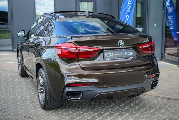 Brown BMW X6 2016 in Kaunas, with an engine capacity of 3.00 L and mileage of 144 thousand km for 27450 €, photo 10 on AUTOMOTO.COM.LV
